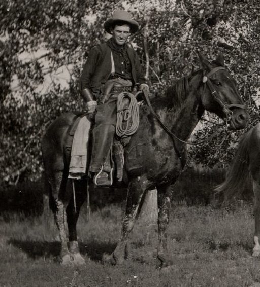 Billy Hanson on horseback - Bill Hanson
